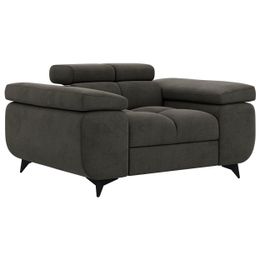 SESSEL NIDELLO - Dunkelgrau Velvet