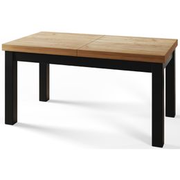 RECHTECKIGER Esstisch Ausziehbar &ndash; Moderner Wohnzimmertisch K&uuml;chentisch und Esszimmertisch &ndash; Tisch mit Holzbeinen, Ma&szlig;en von 140 &ndash; 180 cm &ndash; Craft