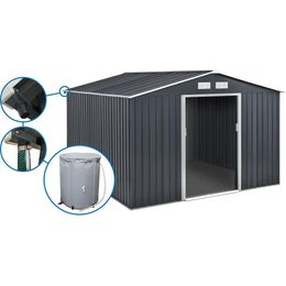 METALL-GARTENHAUS vegas Grau