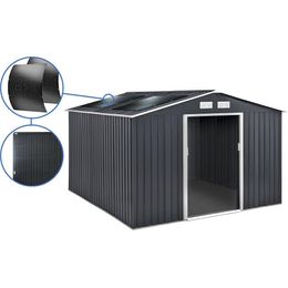 METALL-GARTENHAUS vegas Grau