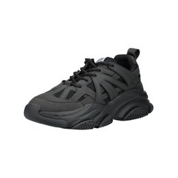 Sneaker Steve Madden "Steve Madden Sneaker Lederimitat/Textil", Herren, Gr. 41, schwarz, Lederimitat, Textil, Schuhe Sneaker