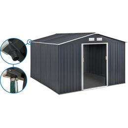METALL-GARTENHAUS vegas Grau