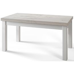 RECHTECKIGER Esstisch Ausziehbar &ndash; Moderner Wohnzimmertisch K&uuml;chentisch und Esszimmertisch &ndash; Tisch mit Holzbeinen, Ma&szlig;en von 160 &ndash; 210 cm &ndash; Marmur