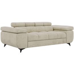 2-SITZER SOFA NIDELLO - Beige Velvet