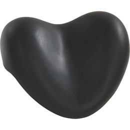 Nackenkissen Wenko "Tropic", schwarz (tropic schwarz), B:25cm H:11cm L:20cm, Polyurethan (PU), Funktionskissen, f&uuml;r die Badewanne