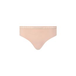 Slip Chantelle "Slip Slip Cozy Chic 1er Pack", Damen, Gr. S, beige (nude), Obermaterial: 80% Modal CMD. 20% Elasthan EL., Unterhosen Slip