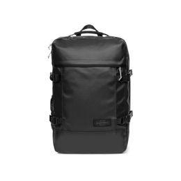 Freizeitrucksack Eastpak "TRAVELPACK", Gr. B/H/T: 33cm x 51cm x 20cm, schwarz (tarp schwarz 2), Textil, Rucks&auml;cke Freizeitrucksack, Unisex, Tragetasche und Rucksack 2 in 1