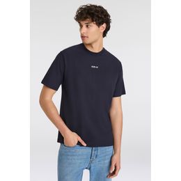 Oversize-Shirt Replay, Jungen, Gr. S, blau (night blau), Jersey, Obermaterial: 100% Baumwolle, unifarben, oversize, Rundhals, Shirts