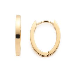 Paar Creolen LEONARDO "Ronia Beauty's", gold (gelbgoldfarben), Ohrringe, Damen, Edelstahl
