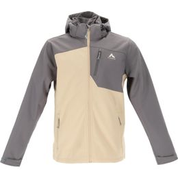 Outdoorjacke McKINLEY "HE.-JACKE MOUNT BONA M", Herren, Gr. L, beige (braun smoke, anthra), Web, Obermaterial: 92% Polyester, 8% Elasthan, Jacken Outdoorjacke, f&uuml;r vielseitige Aktivit&auml;ten, superelastisches Material, atmungsaktiv