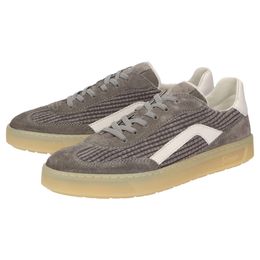 Sneaker Sioux "Tedroso-DA-714", Damen, Gr. 37 (UK 4), grau, Obermaterial: 40% Kalbsveloursleder CAVL. 40% Lammnappaleder LANA. 20% Textilmaterial TEXMAT. 100% Gummi rubber., Schuhe Sneaker