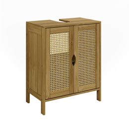 VICCO Waschbeckenunterschrank, Gr&uuml;n, Holzwerkstoff, 1 F&auml;cher, Rechteckig, 48x60x29 cm, Badezimmer, Badezimmerschr&auml;nke, Waschbeckenunterschr&auml;nke