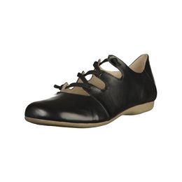 Slipper Josef Seibel "Josef Seibel Slipper Leder", Damen, Gr. 38, schwarz, Leder, Schuhe Slipper