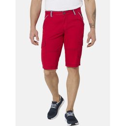Cargobermudas Jan Vanderstorm "Cargobermuda SILJAN", Herren, Gr. 60, N-Gr, rot, Obermaterial: 100% Baumwolle CO., Hosen
