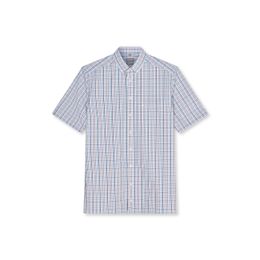 Businesshemd OLYMP "OLYMP Luxor, comfort fit, Button-down", Herren, Gr. 41, Normaler Arm, marine, 100% Baumwolle, Hemden