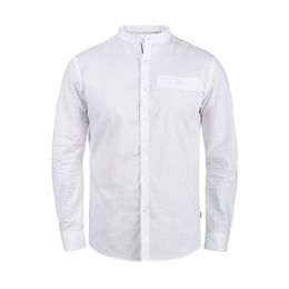 !Solid Funktionshemd SOLID "Hemd SDAllion", Herren, Gr. XL, N-Gr, wei&szlig;, Obermaterial: 98% Baumwolle CO. 2% Elasthan EL., Hemden
