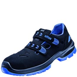 Arbeitsschuh Atlas SCHUHE "SL 46 2.0" Gr. 38, schwarz (schwarz, blau), 38, Obermaterial: 100% Textilmaterial TEXMAT., Schuhe, Arbeitsschuh