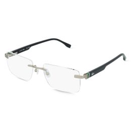 Lacoste L2320 Brille Herren | Fassung: Randlos, Eckig, Silber