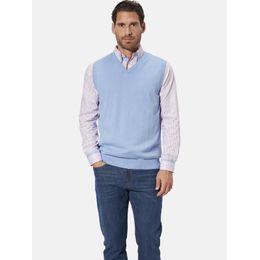 Pullunder Babista "Pullunder FALNOR", Herren, Gr. M, blau (hellblau), Obermaterial: 100% Baumwolle CO., unifarben, Pullover Pullunder