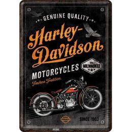 Nostalgic Art Harley-Davidson Timeless Tradition, Blechpostkarte