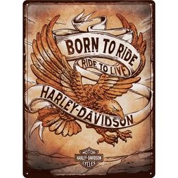 Nostalgic Art Harley Davidson - Born to Ride, Blechschild