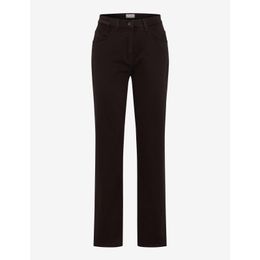 Raphaela by Brax Damen Five-Pocket-Hose Style CORRY, dunkelbraun, Gr. 36