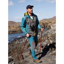 Trekkinghose Catamaran, Herren, Gr. 58, Normalgr&ouml;&szlig;en, blau (topas), 72% Viskose, 25% Polyamid, 3% Elasthan, Hosen Trekkinghose