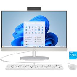 HP All-in-One PC "24-cr0205ng", shell wei&szlig;, Windows 11, 8 GB RAM 512 GB SSD, Desktop-PCs
