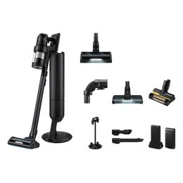 Samsung Akku-Handstaubsauger "BESPOKE AI Jet Ultra Akku + CompleteClean, VS90F40EEK/WD", schwarz (satin schwarz), B:25cm H:103,6cm T:24,3cm, Akkusauger