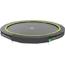 Bodentrampolin EXIT "Silhouette", schwarz (schwarz, schwarz), Trampoline, Kinder