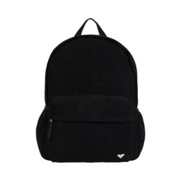 Daypack Roxy "Echoes Cord 19L", Damen, schwarz (anthrazit), Kunstfaser, Rucks&auml;cke