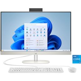 HP All-in-One PC "27-cr0002ng", wei&szlig; (shell wei&szlig;), Windows 11, 8 GB RAM 512 GB SSD, Desktop-PCs