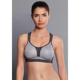 Sport-BH Anita active, Damen, Gr. 80, Cup B, grau (erdgrau), Microtouch, Obermaterial: 45% Polyester, 35% Polyamid, 10% Elasthan, 10% Polyurethan, BHs Sport-BH