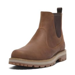 Chelseaboots Timberland "BRITTON ROADMID CHELSEA BOOT", Herren, Gr. 41,5, braun (rust full grain), Leder, Schuhe Chelseaboots, Stiefelette, Winterschuhe, Ankle Boots