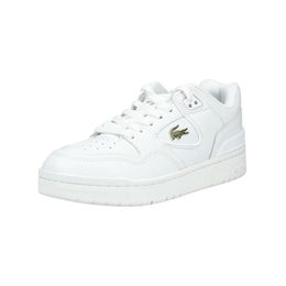 Sneaker Lacoste "Lacoste Sneaker Leder", Damen, Gr. 39, wei&szlig; (wei&szlig;, gold), Leder, Schuhe Sneaker