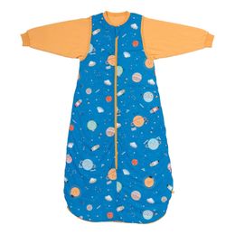 Babyschlafsack SCHLUMMERSACK "Schlafsack ohne F&uuml;&szlig;en 1.0 Tog", Baby, Gr. L: 130cm, orange (space), Obermaterial: 100% Baumwolle CO., Schlafs&auml;cke