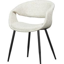 Esszimmerstuhl Woood, beige (natur, schw), B:57cm H:78cm T:57cm, St&uuml;hle, Esszimmerstuhl