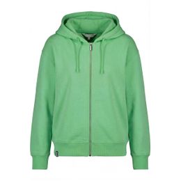 alife and kickin Sweatjacke ALIFE & KICKIN, Damen, Gr. L, gr&uuml;n (gr&uuml;n apple), 60% Baumwolle, 40% Polyester, ohne Ausschnitt, Sweatjacken Sweatjacke