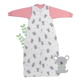 Babyschlafsack SCHLUMMERSACK "Schlafsack ohne F&uuml;&szlig;en 1.0 Tog", Baby, Gr. L: 110cm, rosa (koala), Obermaterial: 100% Baumwolle CO., Schlafs&auml;cke