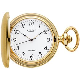 Regent Uhren Taschenuhr REGENT "P736", gold (goldfarben), Taschenuhren, Herren, Taschenuhr, Quarzuhr, Herrenuhr, Acrylglas