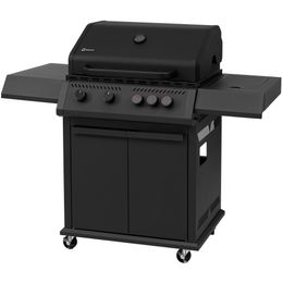 Gasgrill Tepro "Riverbank", schwarz, B:142cm H:118,5cm T:57cm, Grills
