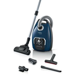 Bosch Bodenstaubsauger "Serie 8 BGL8XPER, Testsieger, ideal f&uuml;r Allergiker, Hygiene-Filter", blau (imperialblau), B:32cm H:27,5cm T:48cm, Bodenstaubsauger, 10 Jahre Motorgarantie, XXL-Polsterd&uuml;se, langes Kabel, leise, blau