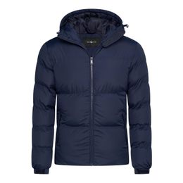 Winterjacke Soulstar "Pufferjacke mit Kapuze - Steppjacke", Herren, Gr. L, blau (navy), Obermaterial: 100% Polyester PES., Jacken Winterjacke