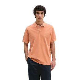 Marc O'Polo Poloshirt MARC O'POLO "aus Bio-Baumwolle", Herren, Gr. L, faded coral, Obermaterial: 100% Baumwolle, unifarben, regular fit, Rippb&uuml;ndchen, Shirts