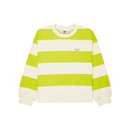Sweatshirt Roxy "Little Things", M&auml;dchen, Gr. 10(140-148cm), daiquiry gr&uuml;n strictly stripe, Obermaterial: 60% Baumwolle, 40% Polyester., Sweatshirts Sweatshirt