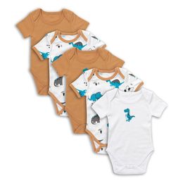 Kurzarmbody SCHLUMMERSACK "Body", Jungen, Gr. 62, N-Gr, grau (jurassic), Obermaterial: 100% Baumwolle CO(Bio)., Bodys