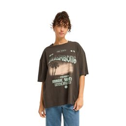 Oversize-Shirt Billabong "Take A Tour", Damen, Gr. L, braun (off schwarz), Obermaterial: 100% Baumwolle., Shirts