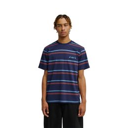 T-Shirt DC Shoes "Sheriff Stripe", Jungen, Gr. L, schwarz iris, Obermaterial: 100% Baumwolle., Shirts T-Shirt