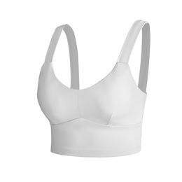 Sporttop YEAZ "Top REAL BABE", Damen, Gr. L, wei&szlig;, Obermaterial: 80% Nylon NY. 20% Elasthan EL., Tops Sporttop