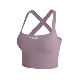 Sporttop YEAZ "Top SHOW", Damen, Gr. L, pink, Obermaterial: 75% Nylon NY. 25% Elasthan EL., Tops Sporttop